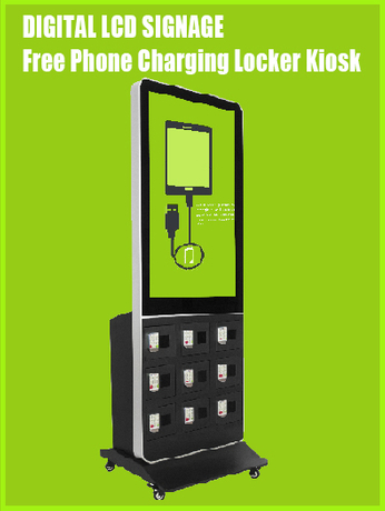 Profit Models for Mobile Phone Charging Station Digital LCD Signage