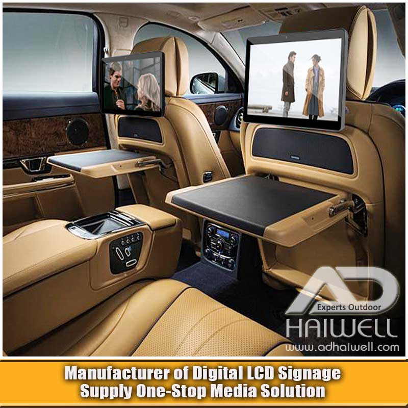 10.1" Taxi Passenger Car Headrest Advertising Touching Digital LCD Display