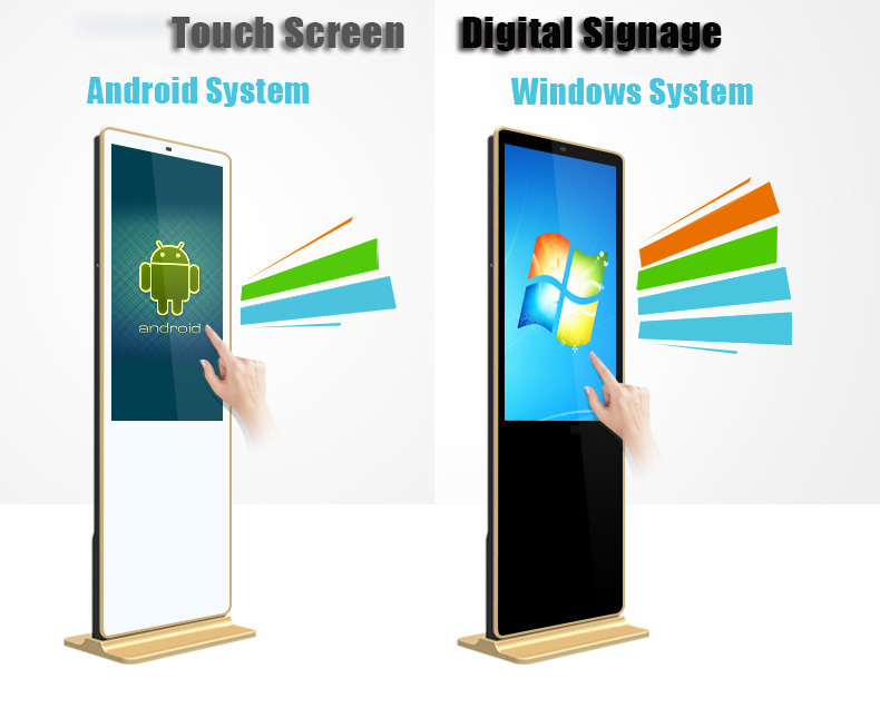 Interactive Touch LCD Digital Signage Kiosk Solution