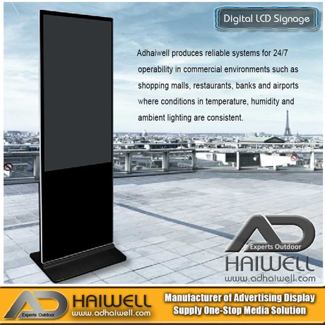 Interactive Mupi Digital LCD Signage Solution | Adhaiwell