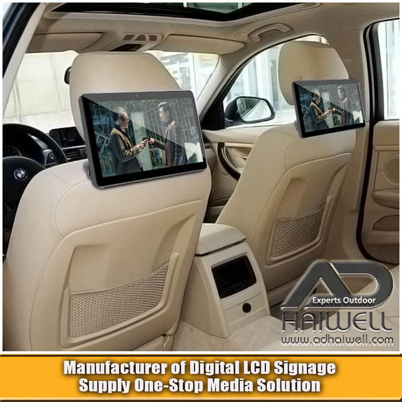 Taxi Car Seat Android LCD Advertising Screen | Adhaiwell