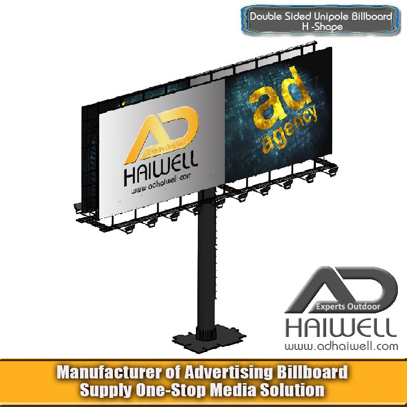 Highway Gantry Outdoor Advertising Display Bilboard Structure - Buy ...