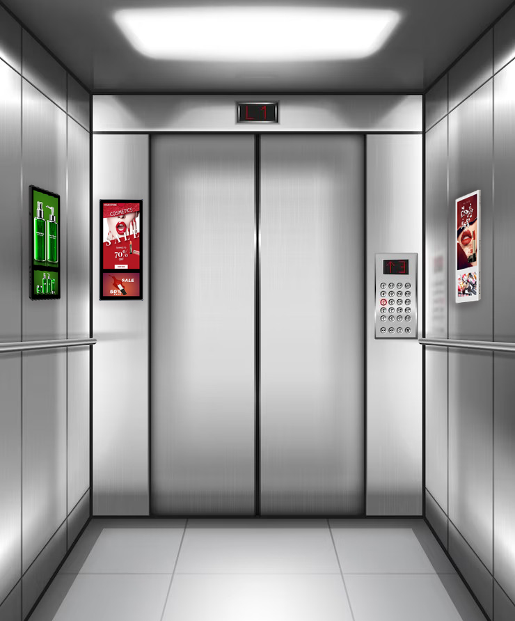 Elevator Media LCD Digital Display | China LCD Signage Supplier | Adhaiwell