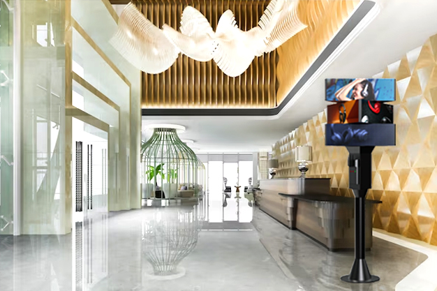 CubeVisionLED: A 360-Degree Rotating LED Display | Adhaiwell