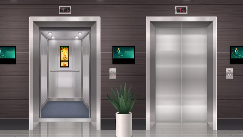 Elevator Advertising | LCD Display | Digital Signage