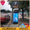 Outdoor Street Furniture LED Display Screen Digital Parking Pylon ...