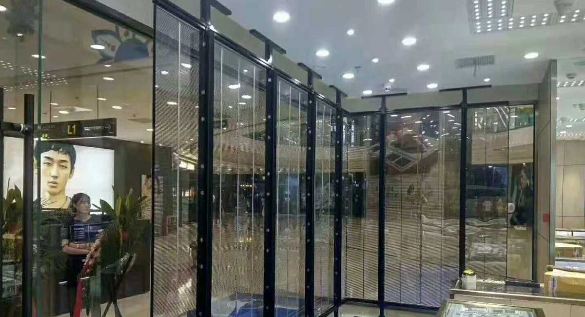 Building Walls | Glass Curtain Wall |Transparent LED Video Hologram Screen