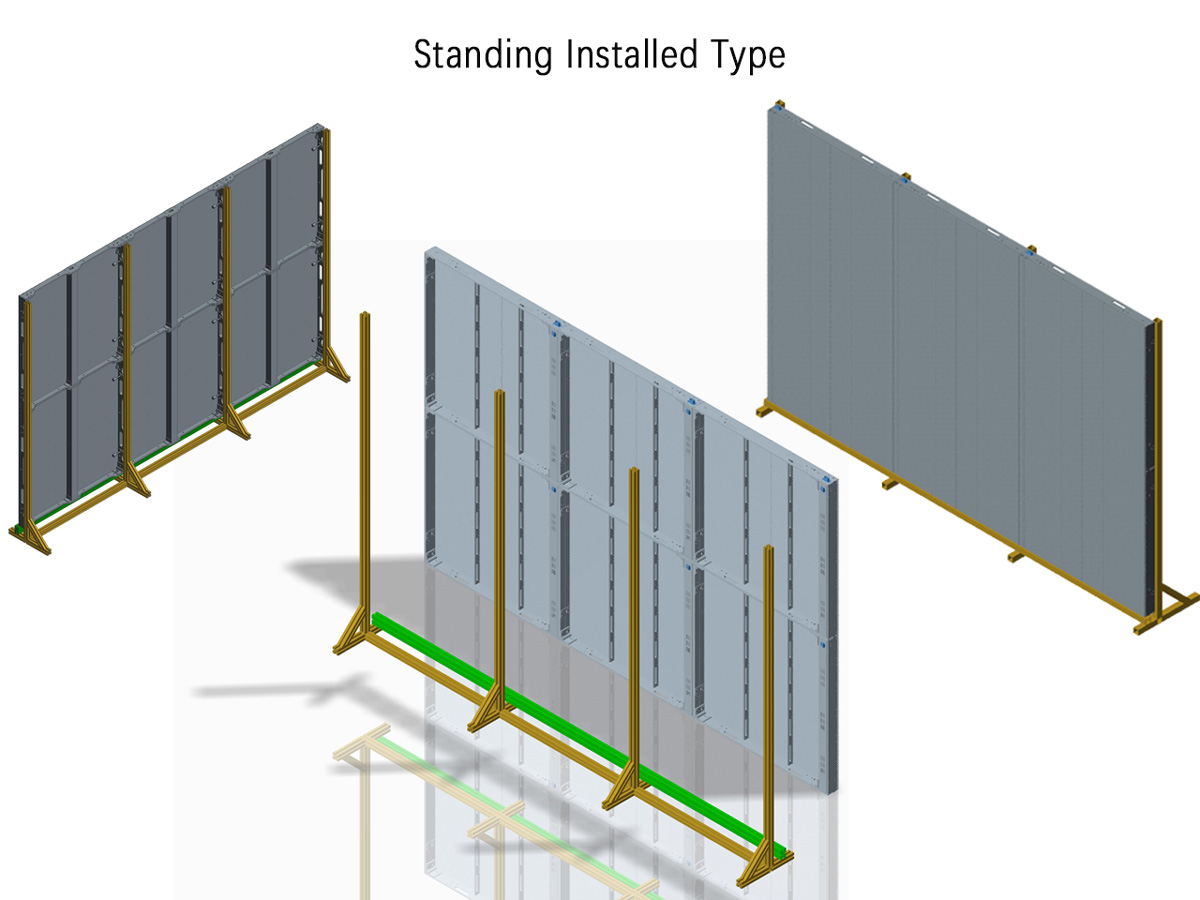 Building Walls | Glass Curtain Wall |Transparent LED Video Hologram Screen